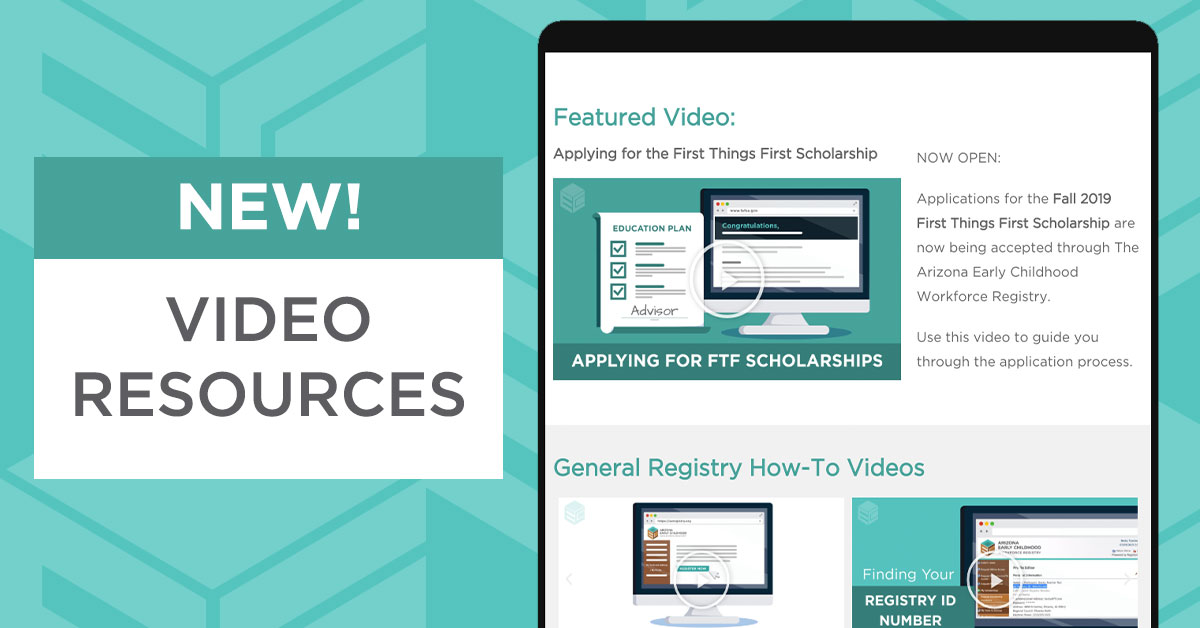 Video Resources | Arizona Early Childhood