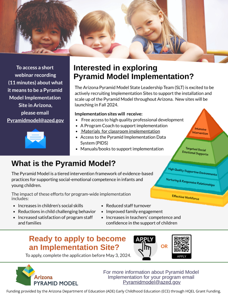 Become a Pyramid Model Implementation Site | Arizona Early C...